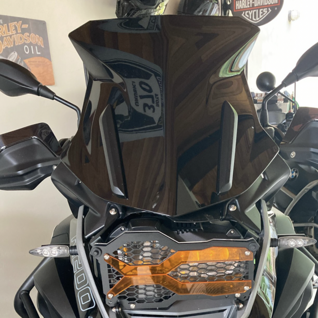 BMW 1200 / 1250 GS/GSA Windscreen (Black) – GSGear.co.za