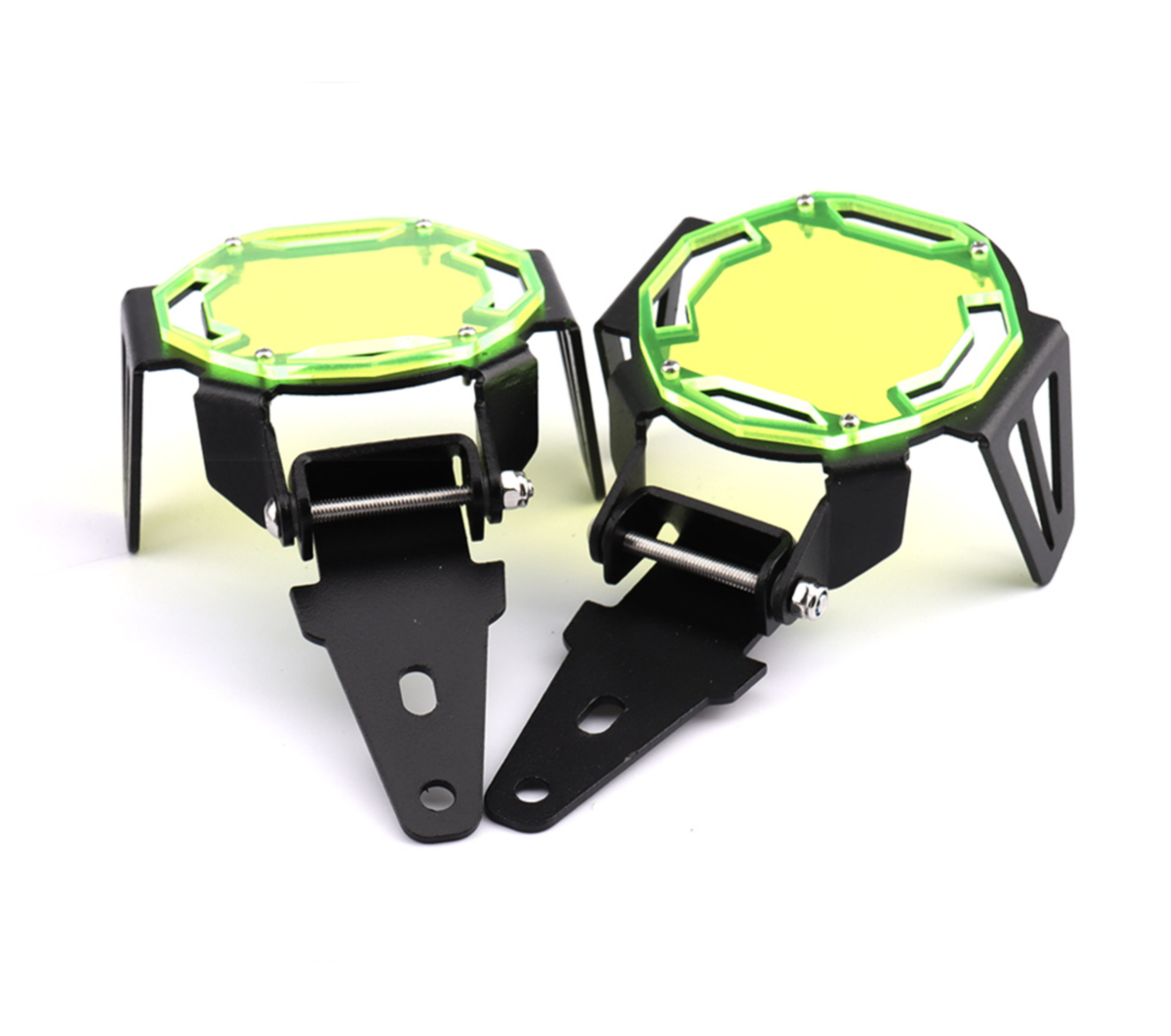 Fog Light Guards For 2013+ BMW GS Adventure Bikes (Green) – GSGear.co.za