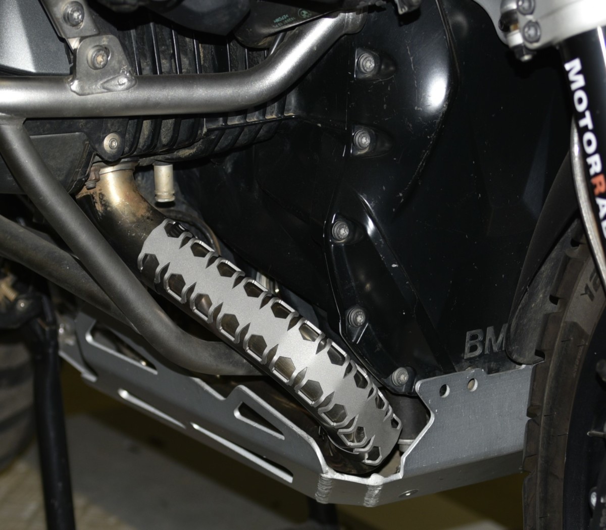 Motorradical 1200 / 1250 GS Exhaust Header Guards (sold as a set LHS ...